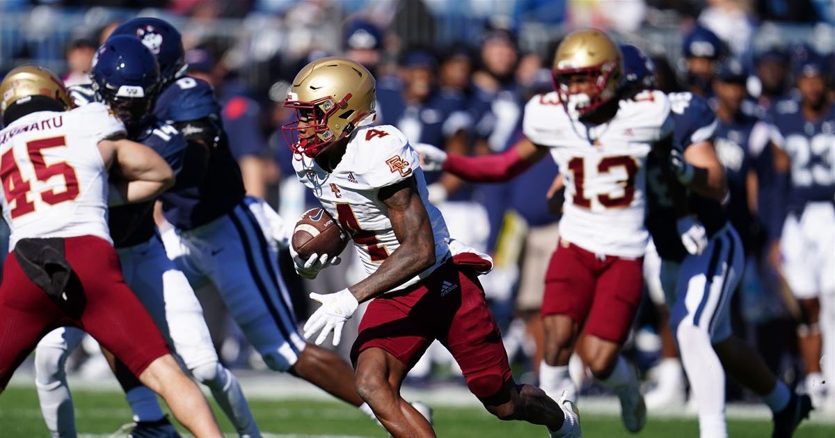 Boston College WR Zay Flowers Named Third Team All American