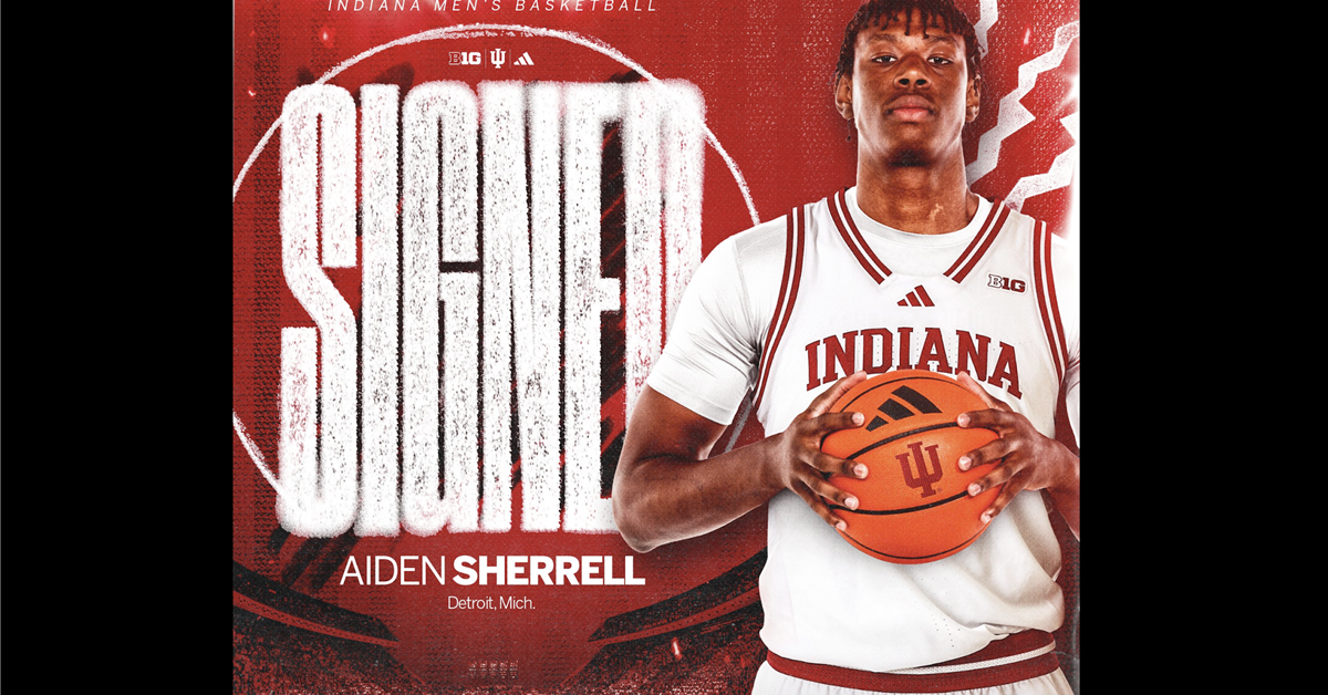 Indiana basketball recruiting: Transfer portal addition Aiden Sherrell ...