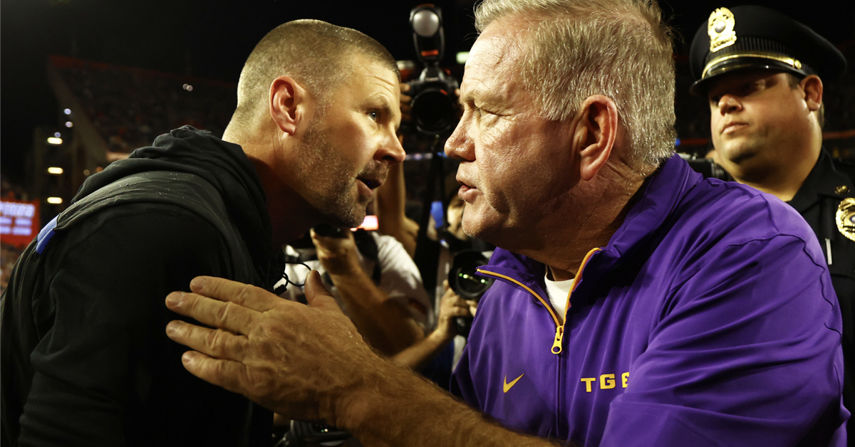 Brian Kelly implores LSU players to continue fighting after loss to ...