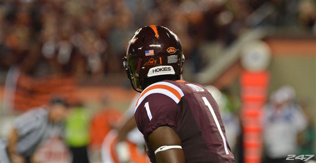 Isaiah Ford moves into No. 2 on VT's all-time receptions list