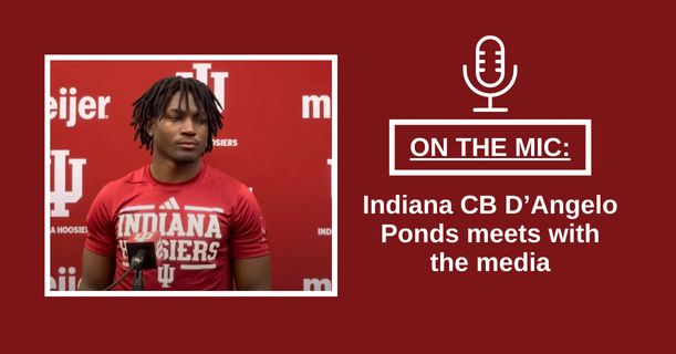 Indiana Football Spring Camp: All-American CB D'Angelo Ponds meets with ...