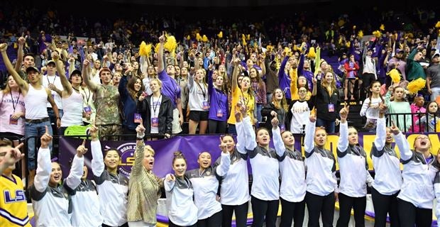 LSU gymnastics stays at No. 2