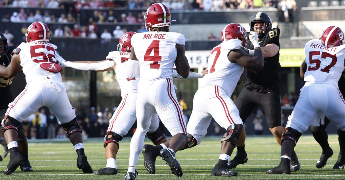 Alabama offensive line coach explains what was not shown on TV about ...