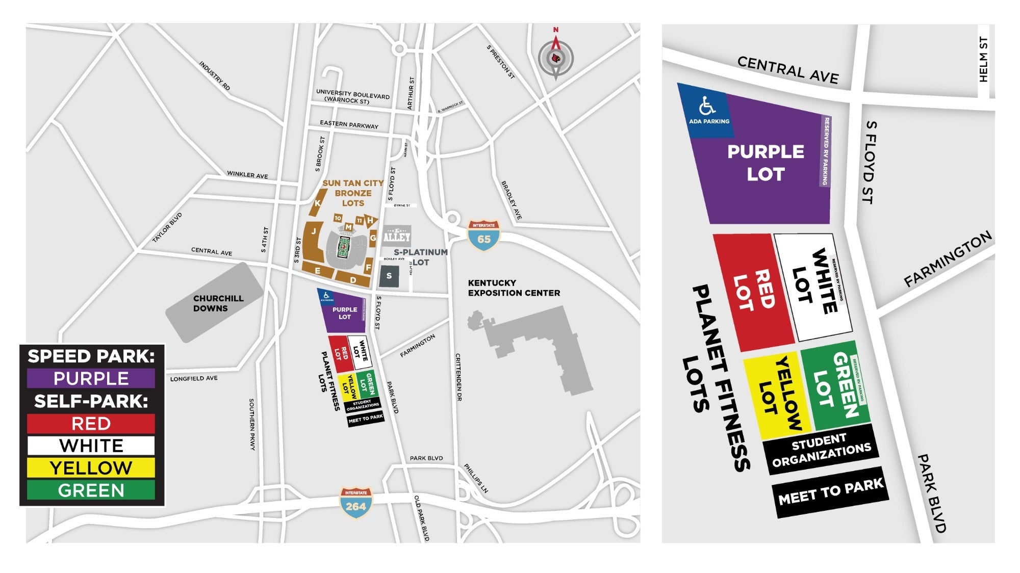 UofL updates for L&N Stadium parking lots