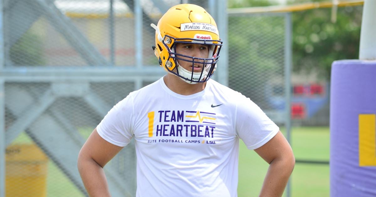 WATCH: LSU OL commit Marlon Martinez at Elite Camp