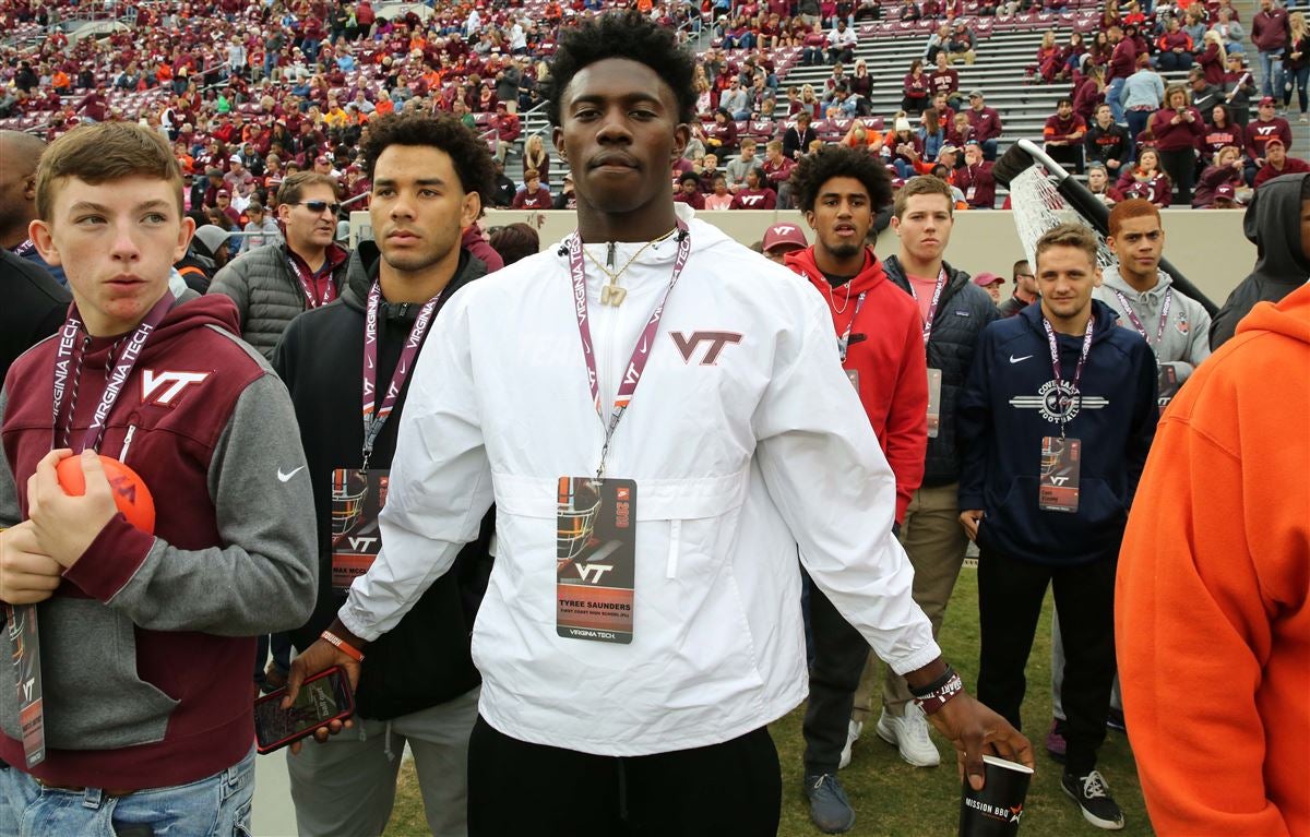 Photos: Recruits at Virginia Tech vs. North Carolina