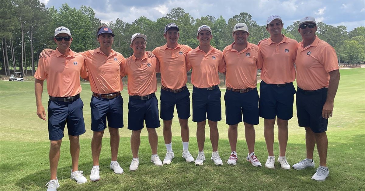 Auburn men's golf wins regional to advance to NCAA Championship