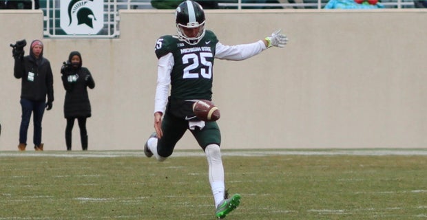 Michigan State punter Hartbarger out for season