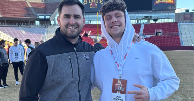 Cyclones host Oklahoma LB Cain Brackney for visit before a scholarship ...