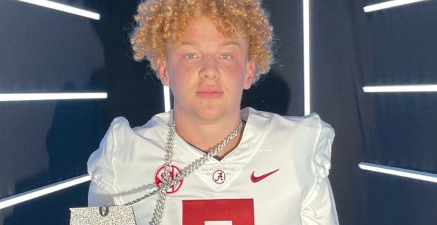 Top247 LB Cayden Jones commits to Alabama