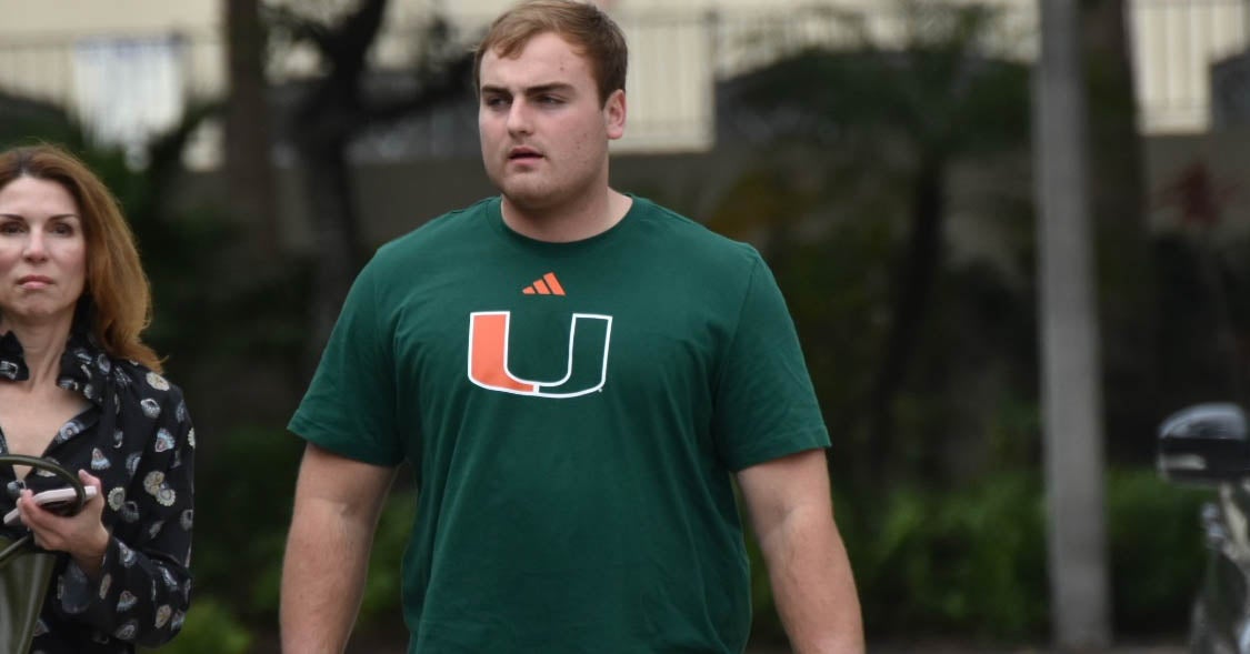 New center James Brockermeyer making adjustment to Miami