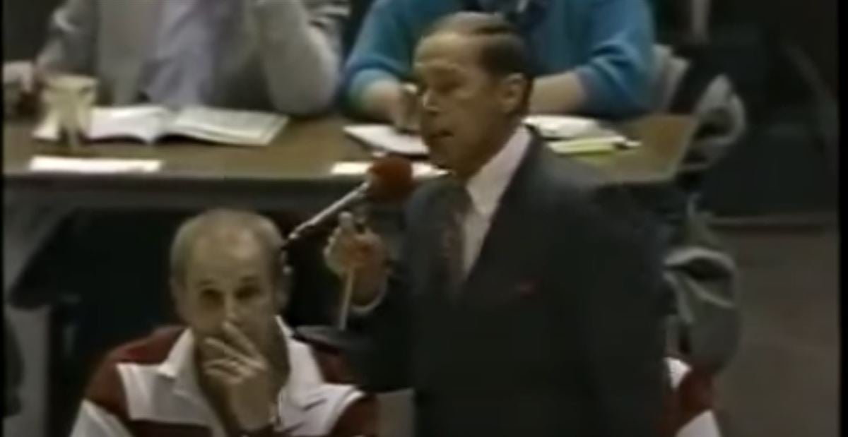 WATCH: Billy Tubbs' legendary technical against Missouri
