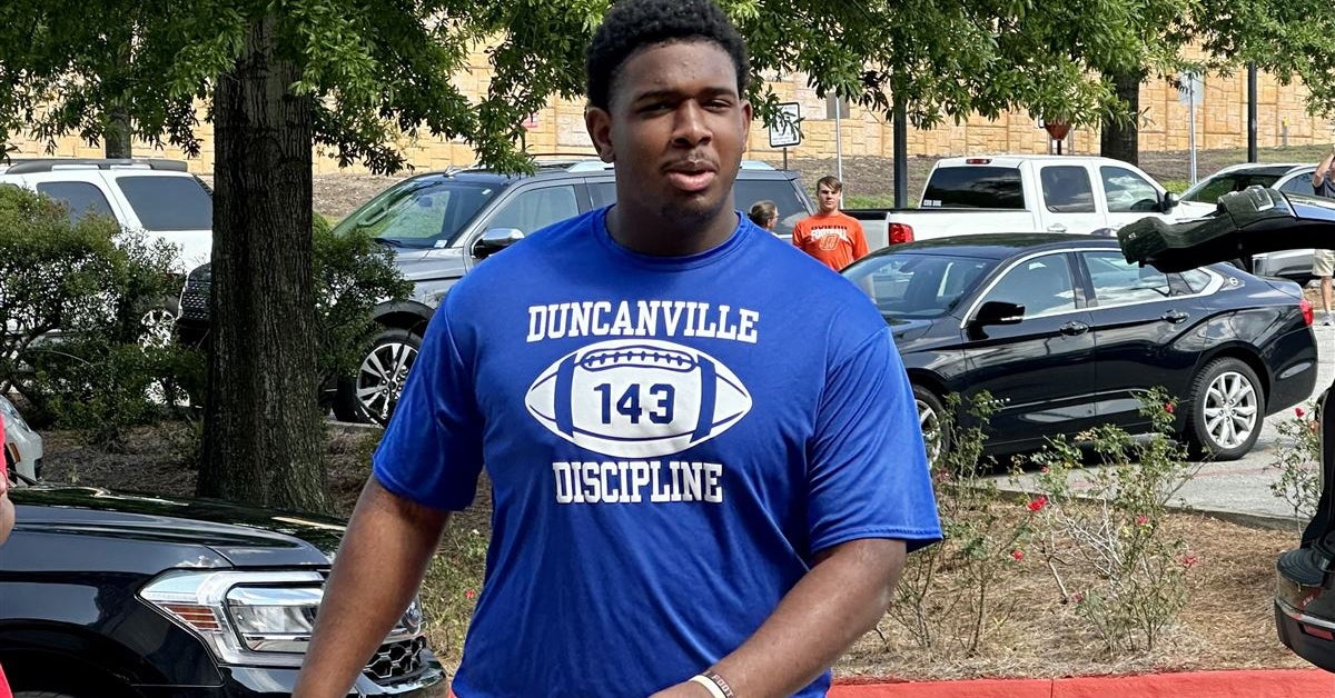 Duncanville (Texas) DL Alex January recaps his time with Odell Haggins ...