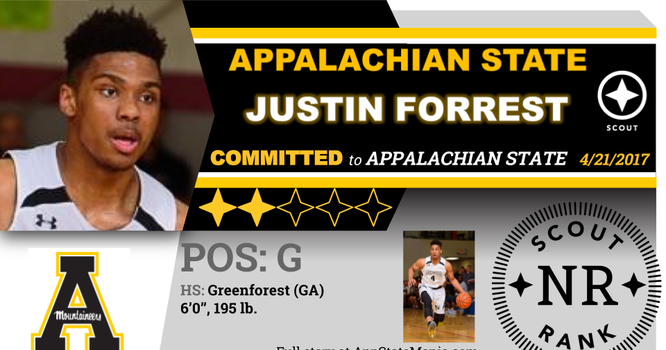 JUSTIN FORREST COMMITS TO APP STATE