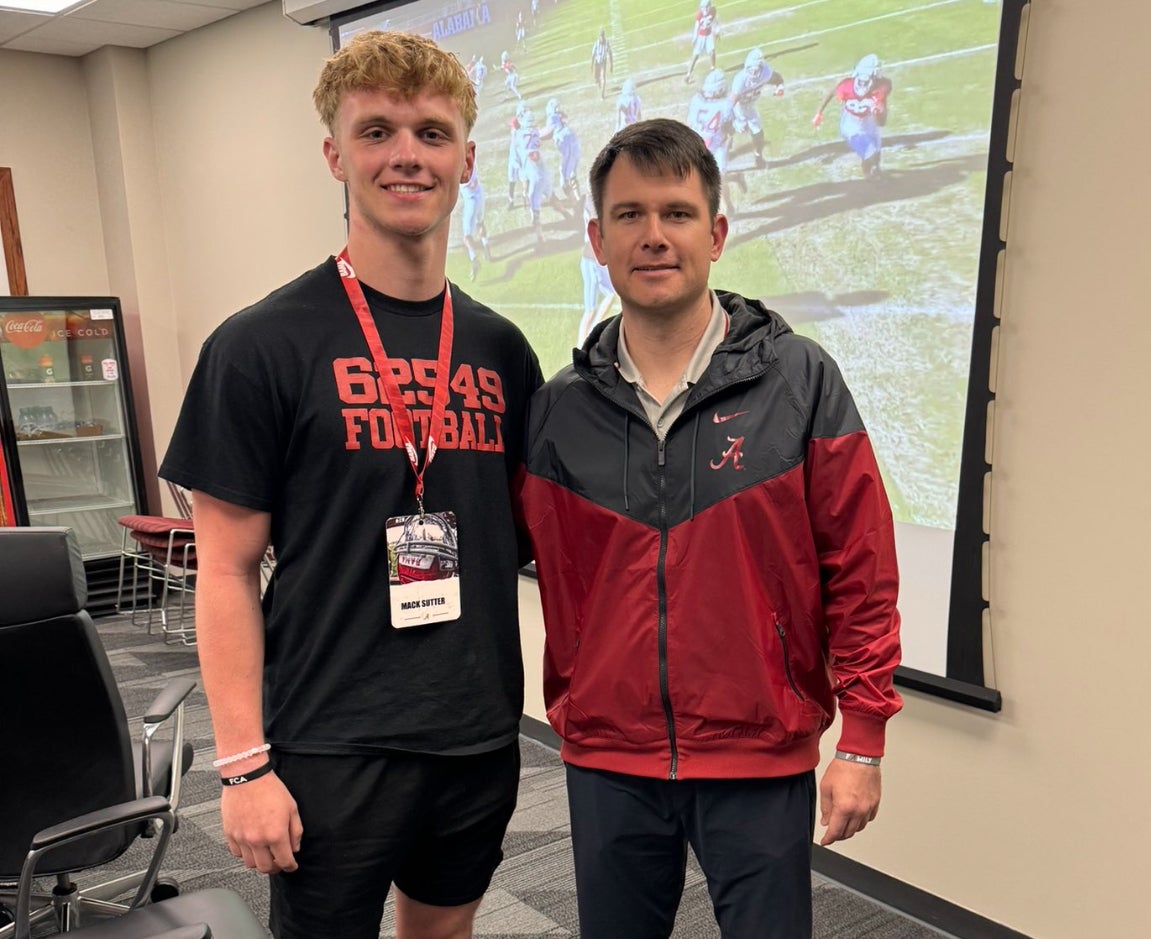 Getting Alabama offer ‘one of best feelings ever’ for 2026 TE Mack Sutter