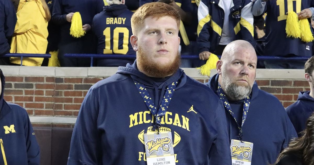 Michigan at the top of the leaderboard for Top247 OT Luke Hamilton ...