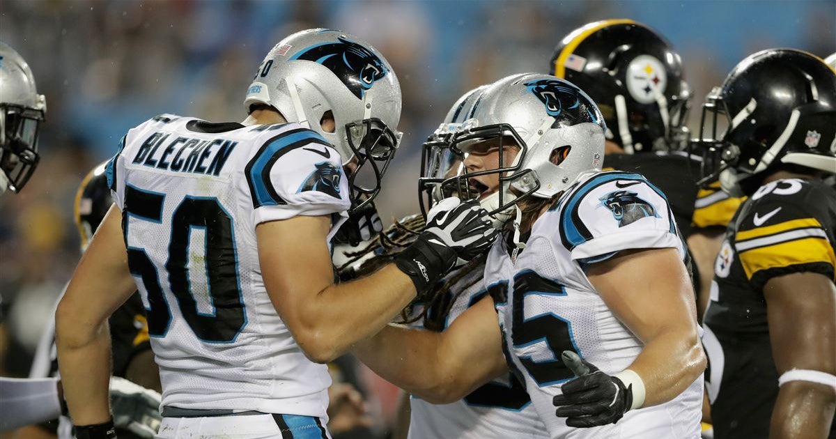 What channel are the Carolina Panthers playing on tonight?