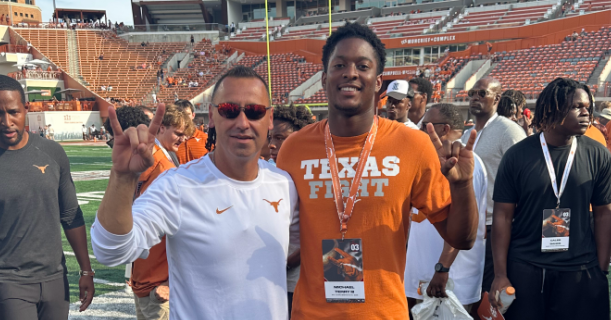 Five-star ATH Michael Terry III reacts to first Texas visit of the season