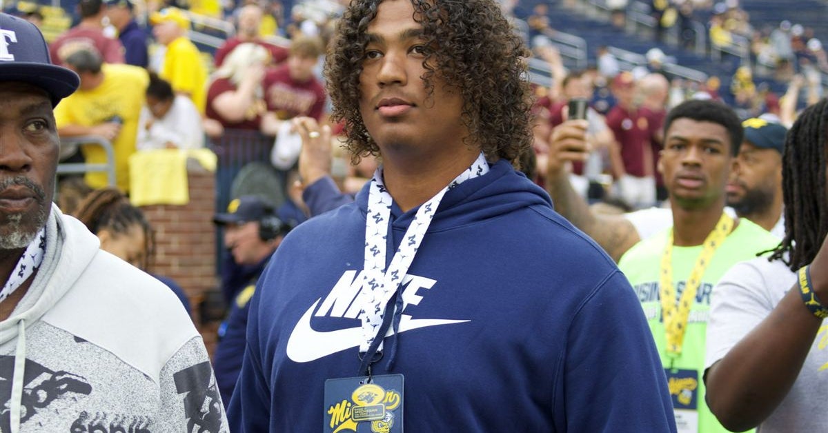 In-state four-star OL Dewey Young eager to learn more about Michigan ...