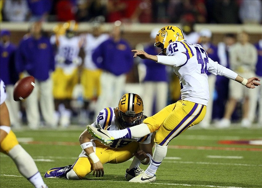 Report: LSU kicker injured in accident