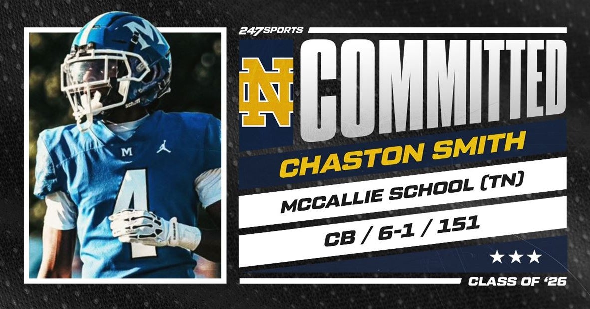 BREAKING: 2026 Cornerback Chaston Smith Commits to Notre Dame