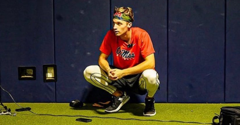 Transfer outfielder Treyson Hughes settling in nicely at Ole Miss