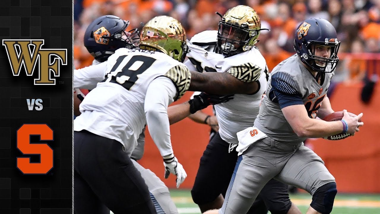 Deacon Football Uni Watch