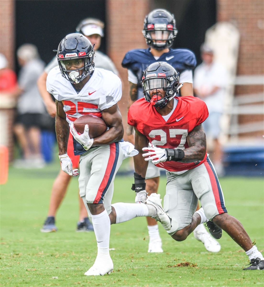 Photos: Ole Miss kicks off week two of fall camp with Sunday scrimmage ...