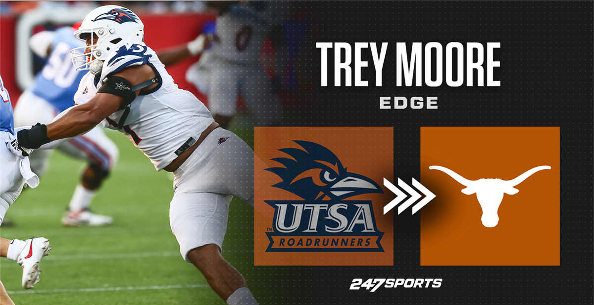 Former UTSA EDGE Trey Moore commits to Texas