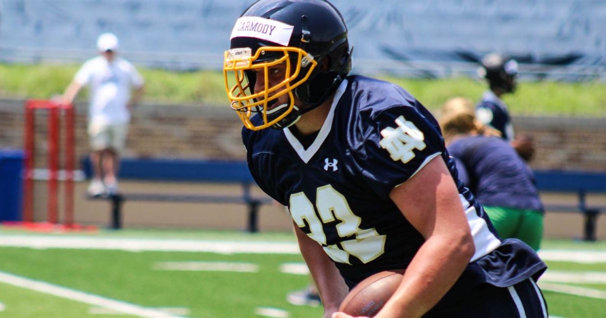How It Happened: OT Michael Carmody Commits To Notre Dame