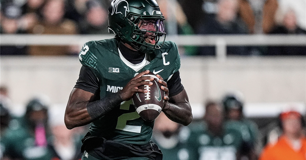 Michigan State QB Aidan Chiles entering transfer portal