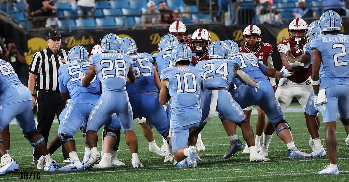 UNC Snap Counts vs. South Carolina