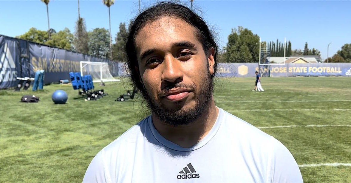 Video: Getting to know new SJSU defensive end Noah Lavulo