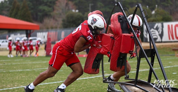 Photo Gallery: NC State Offense from Day 1 of Spring Camp 2024