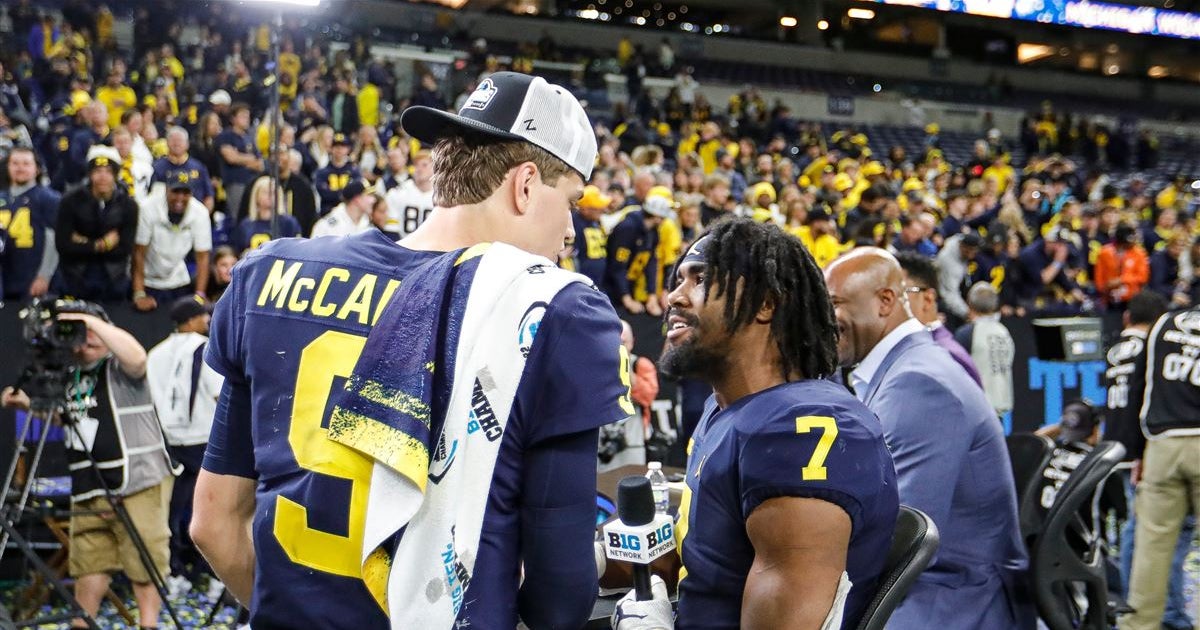 J.J. McCarthy on Michigan's championship goals: 'We're shooting for it ...