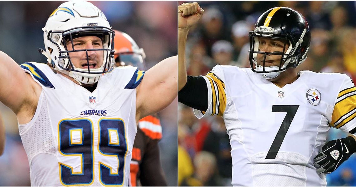 Joey Bosa takes jab at Ben Roethlisberger's weight