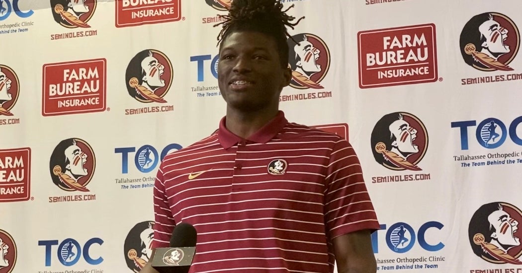 WATCH: Hykeem Williams' first interview since enrolling at FSU