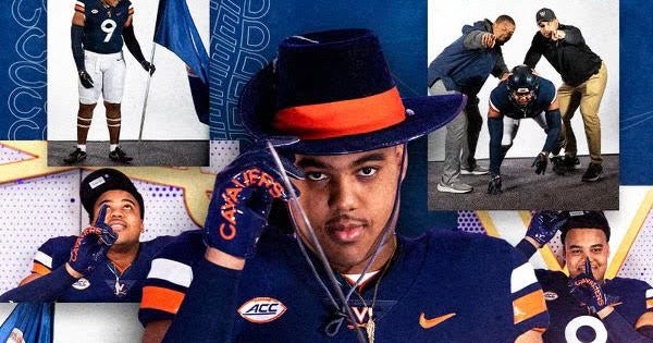 Three-star DL Jason Hammond commits to Virginia: 'It felt like home'