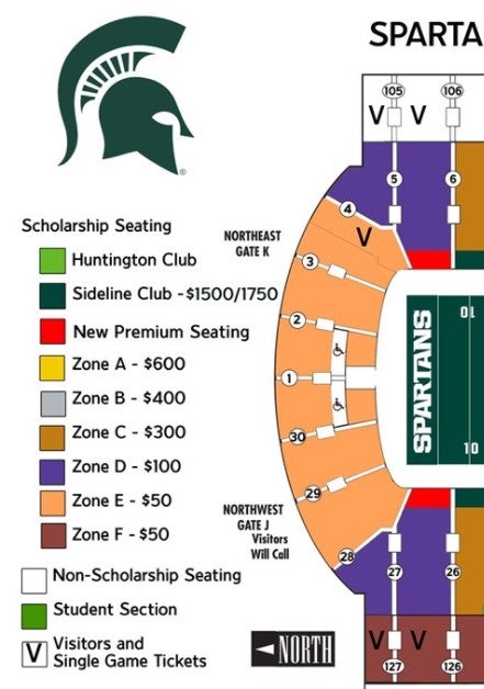 Spartan Stadium Seating Chart | Cabinets Matttroy