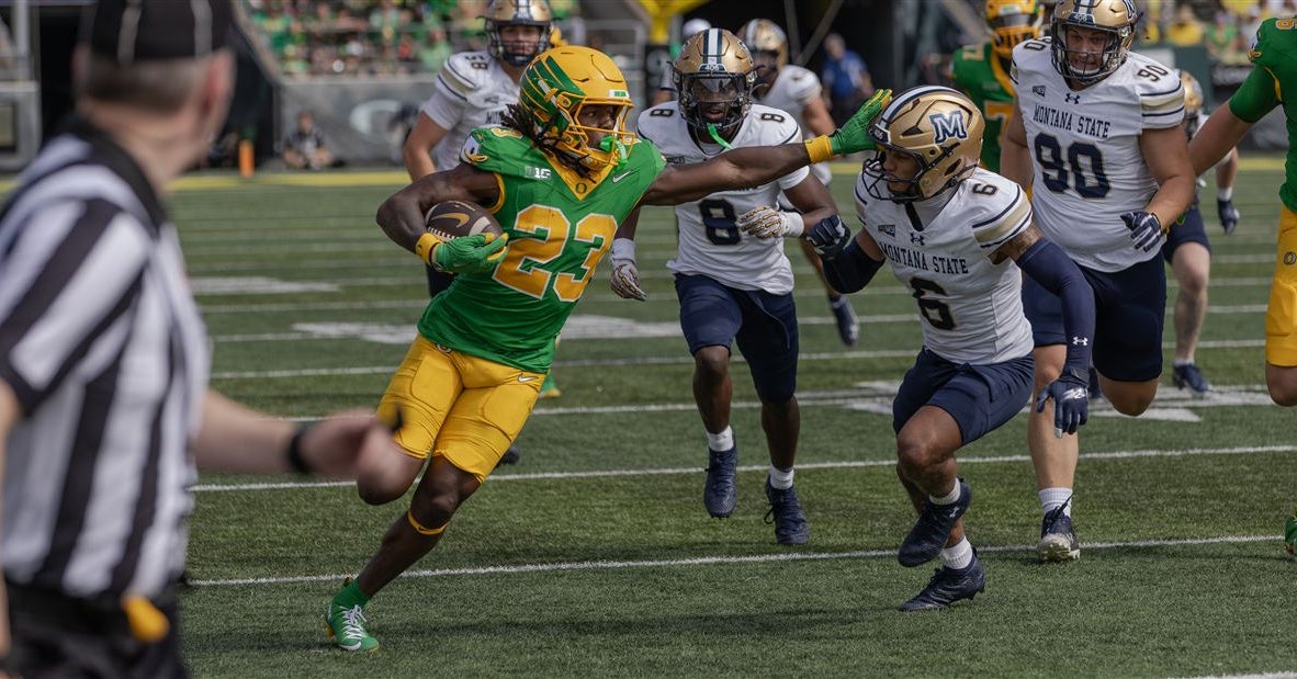 Oregon's running back depth lives up to preseason hype in win over ...