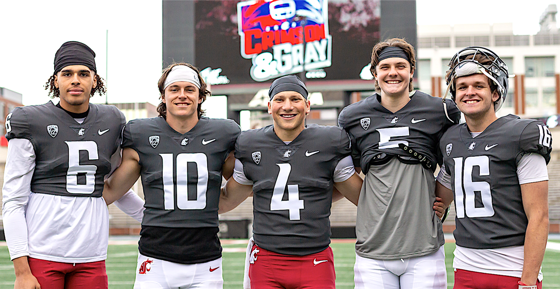 John Mateer sizes up WSU's tight ends, backup QBs and battle for No. 1