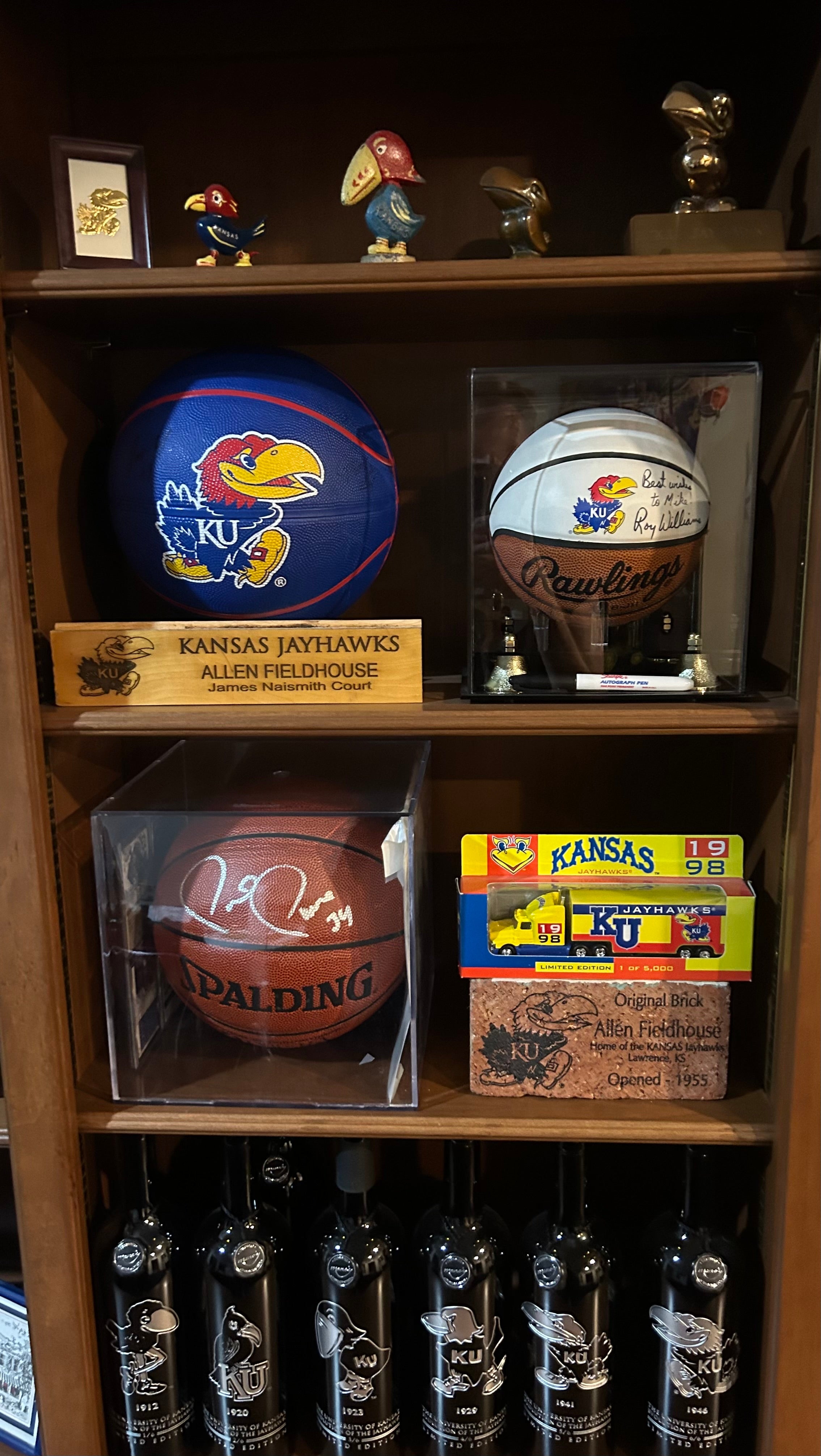 Show off your KU memorabilia collection here