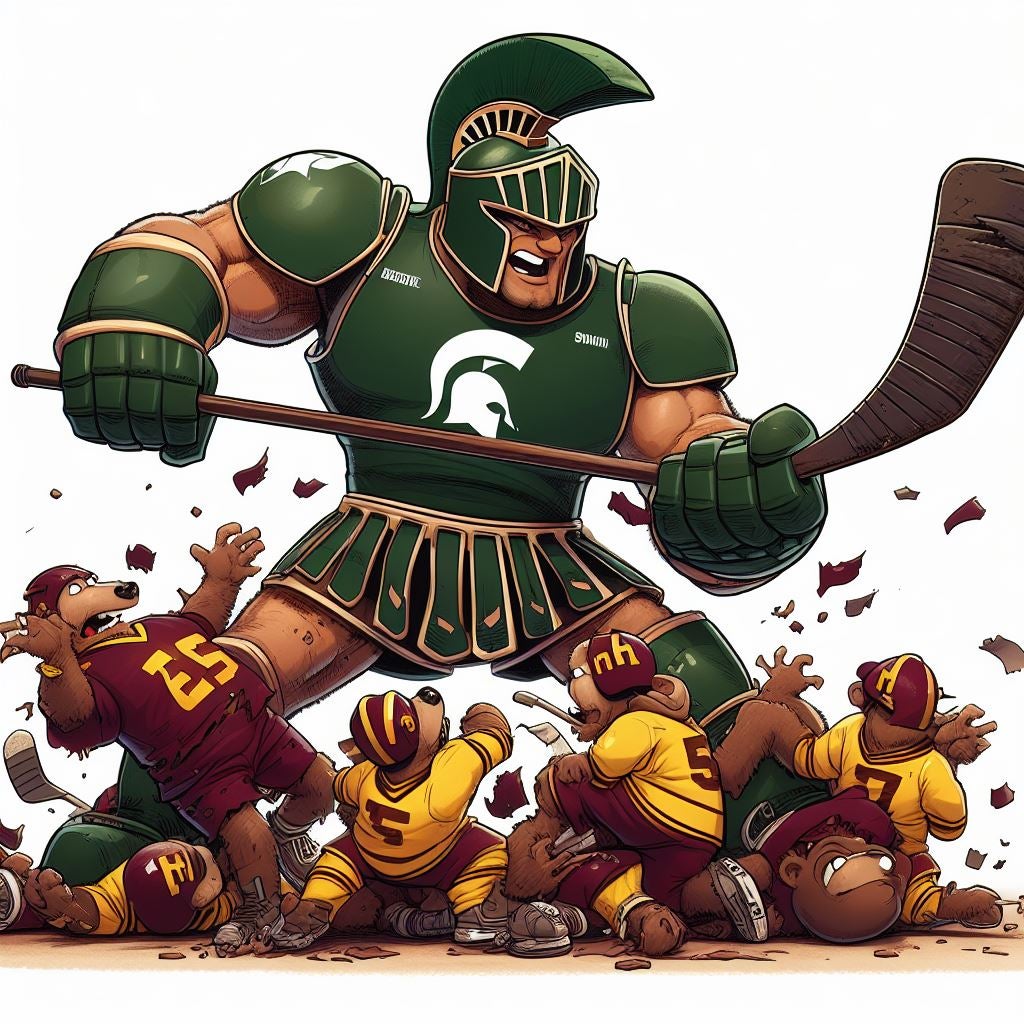 Hockey @ Minnesota 2p Sunday BTN