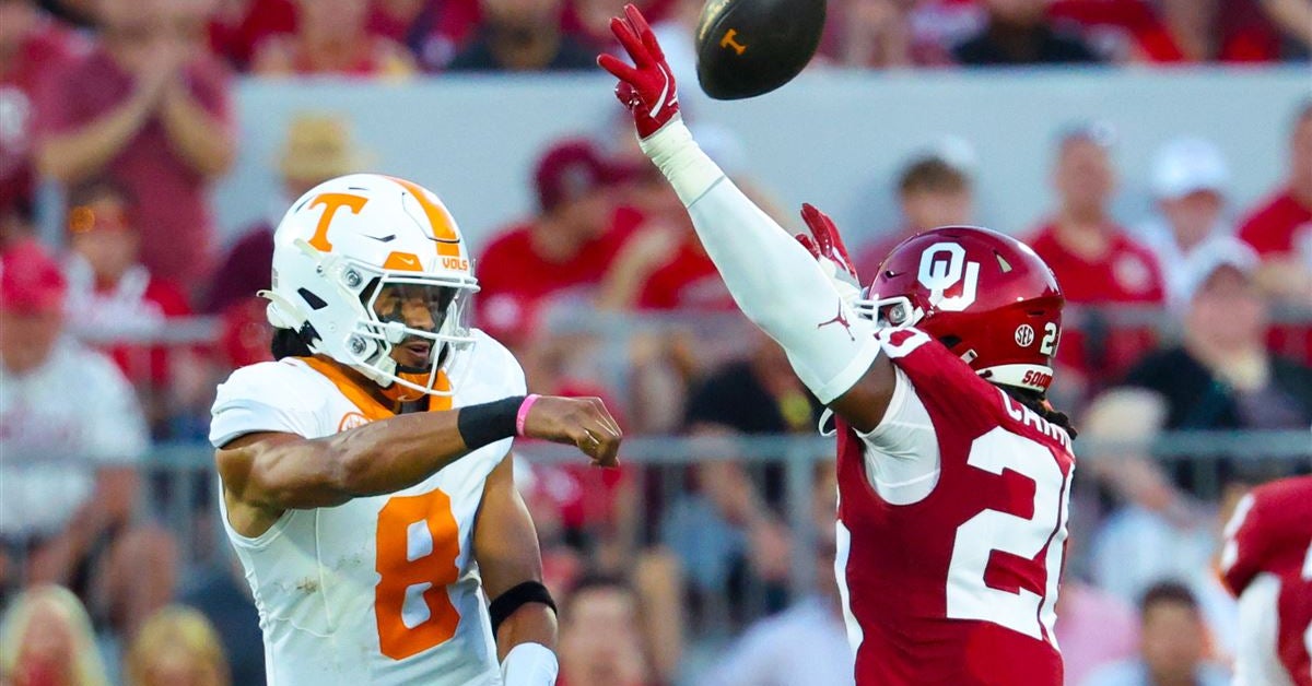 PFF review: Player grades, snap counts, advanced stats from Oklahoma's loss to Tennessee