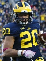 Drake Johnson, Michigan, Running Back