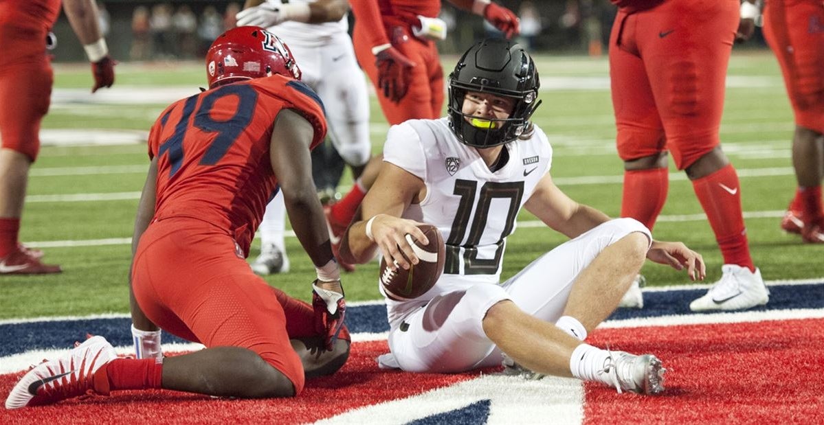 The Arizona desert swarm defense swallows up the Ducks in upset