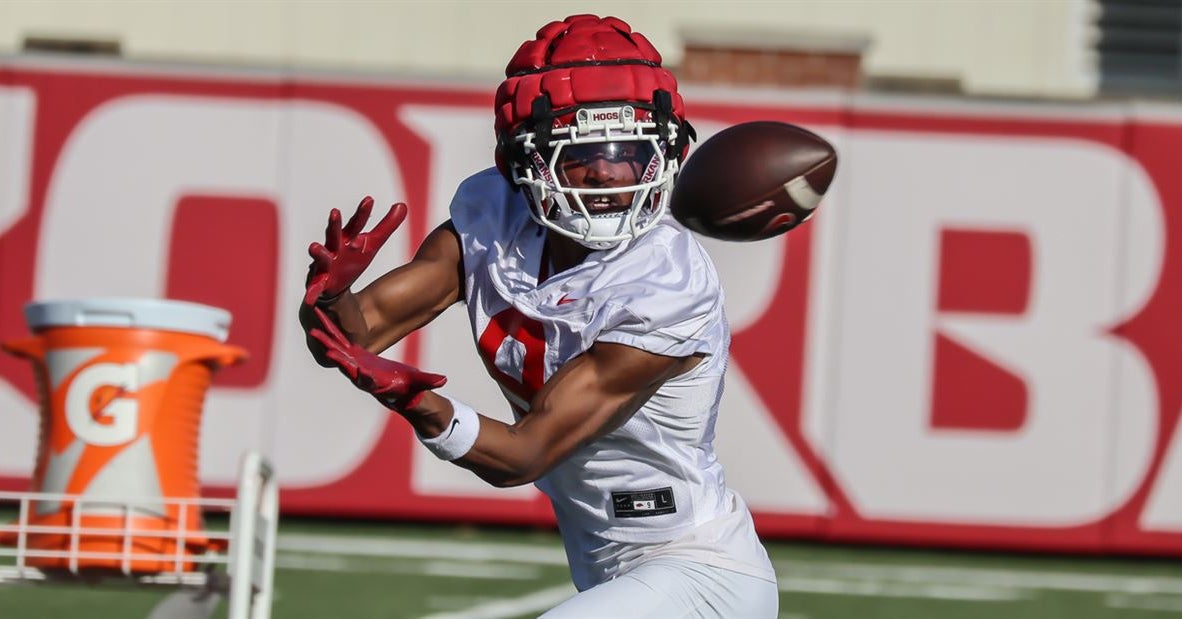 Arkansas Day 2 Spring Football Photos