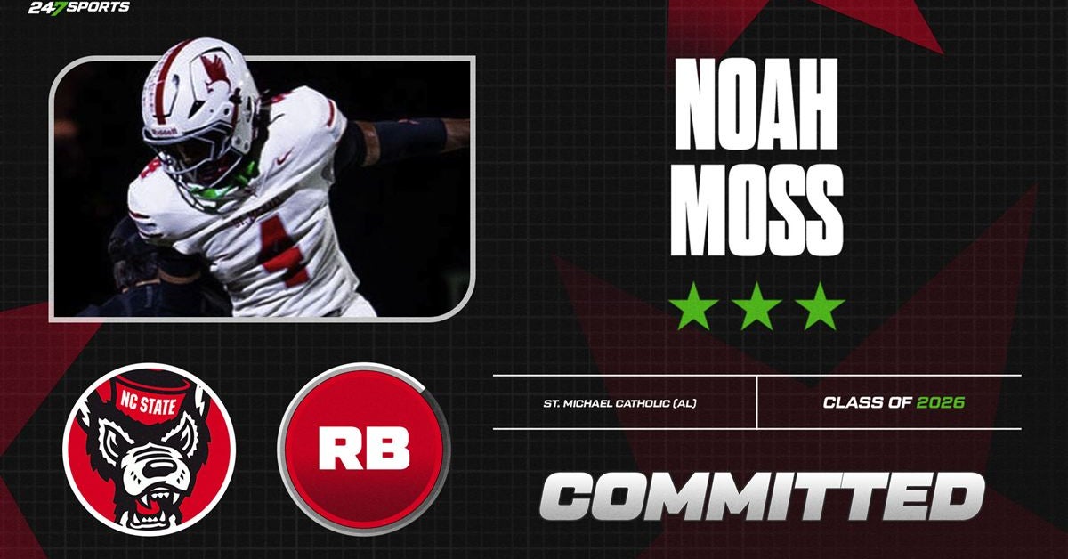 Prolific Ala. RB Noah Moss commits to NC State