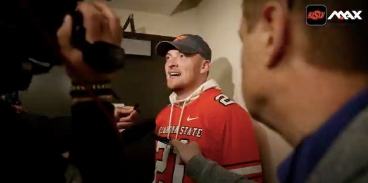 Where does Alan Bowman get his Oklahoma State throwback jerseys from?