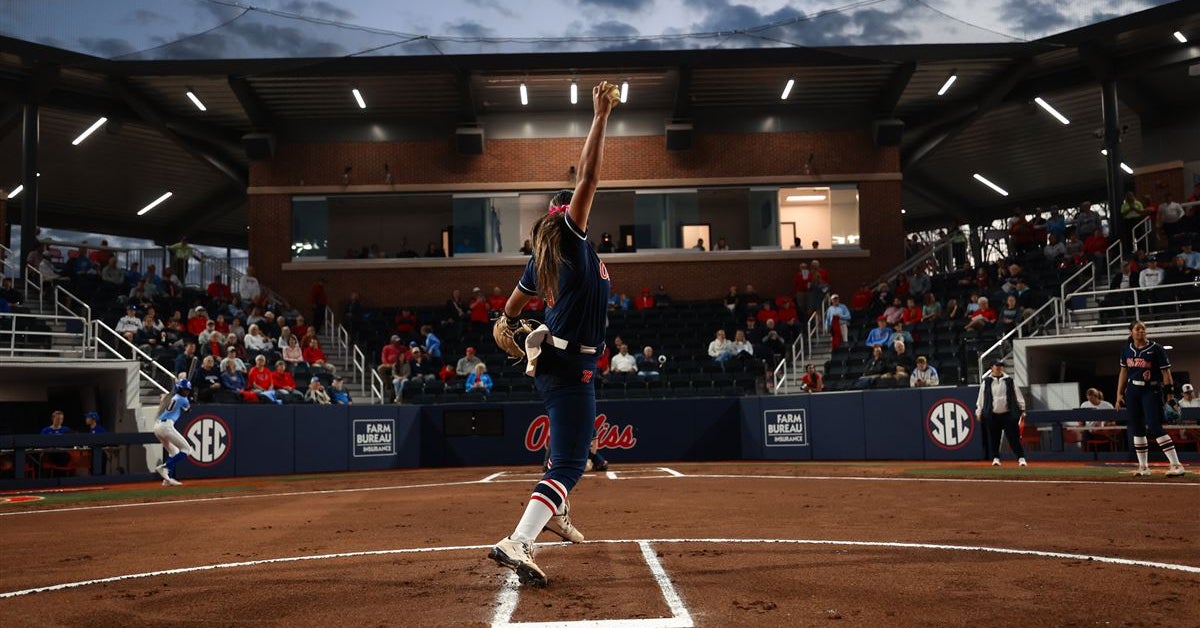 Ole Miss freshman pitcher Miali Guachino now leads America in strikouts